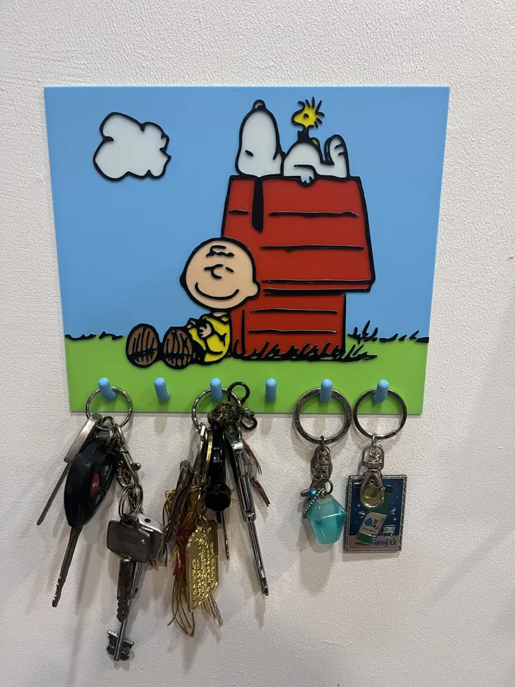 Snoopy key circle Snoopy by jerry320320 MakerWorld: Download Free 3D Models