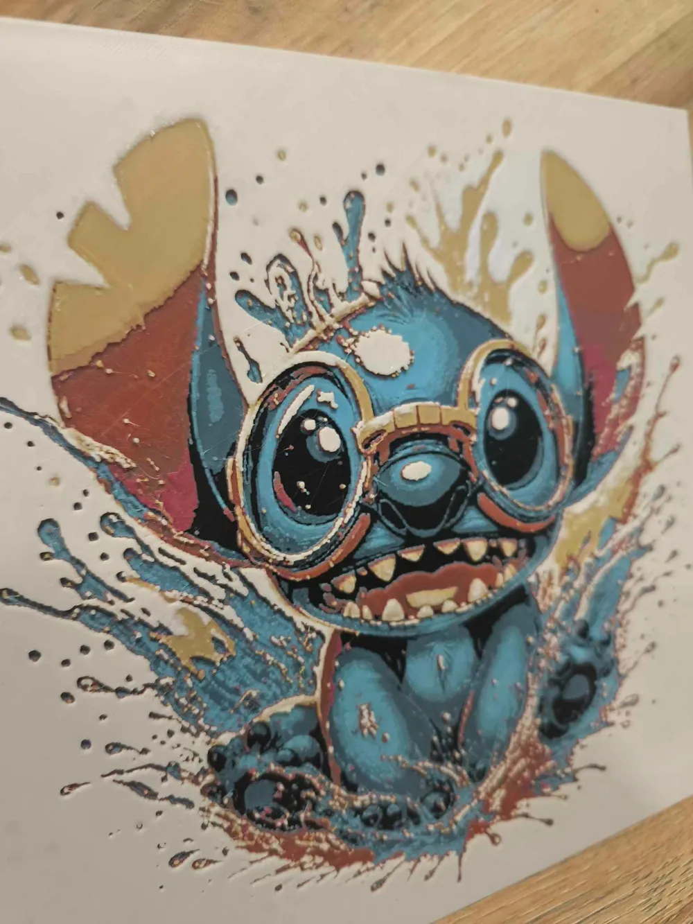 stitch hueforge pop art by Wikette MakerWorld: Download Free 3D Models