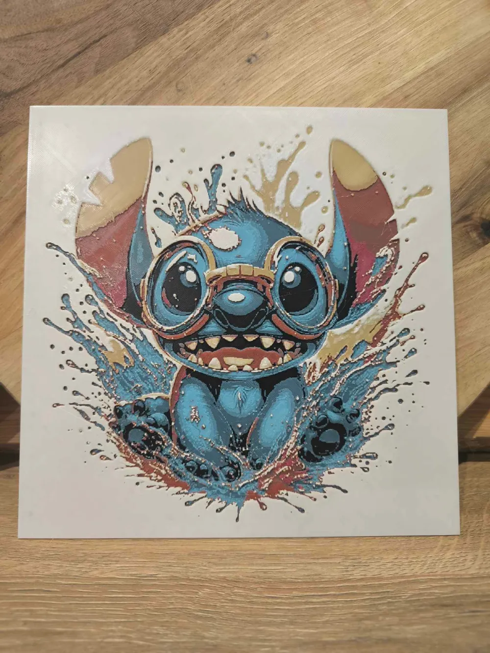 stitch hueforge pop art by Wikette MakerWorld: Download Free 3D Models