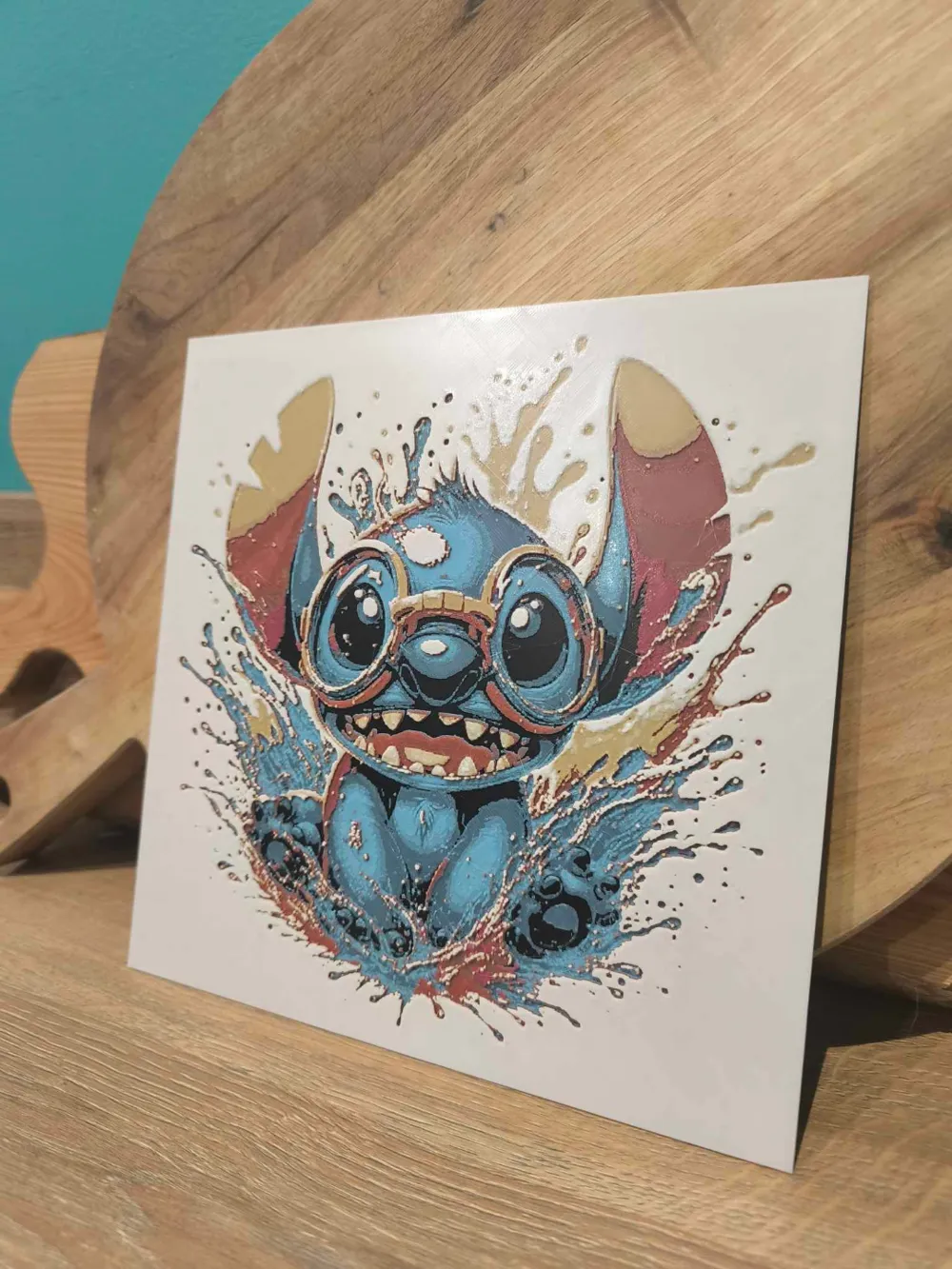 stitch hueforge pop art by Wikette MakerWorld: Download Free 3D Models