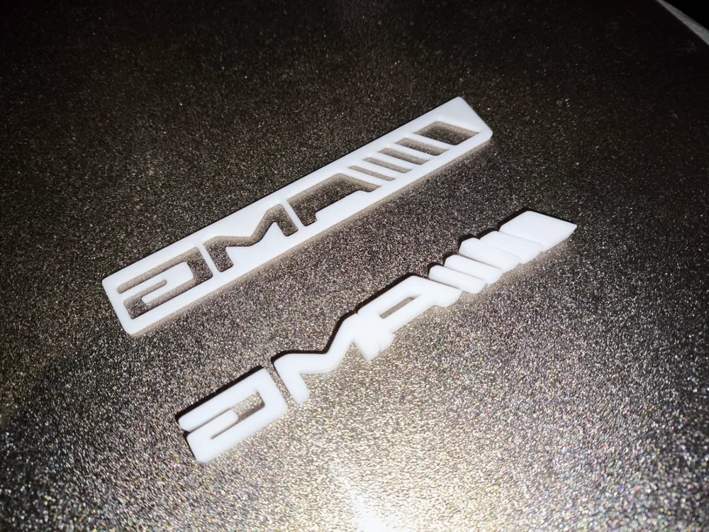 AMG Logo and Stencil by braga3dprint - MakerWorld