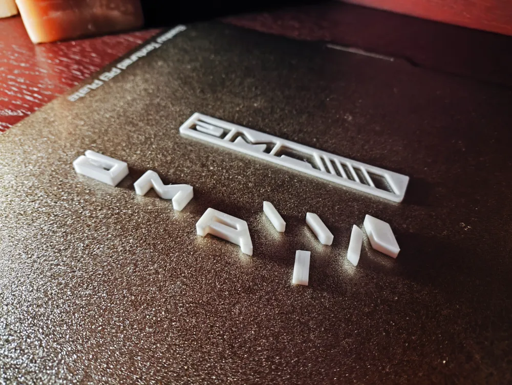 AMG Logo and Stencil by braga3dprint - MakerWorld