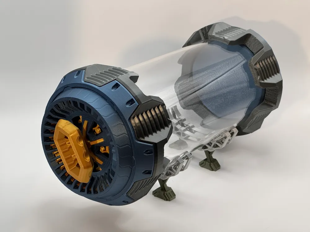 Sci-fi Canister Vault by MottN MakerWorld: Download Free 3D Models