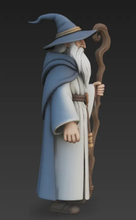 D&D Collection – Magician | Fantasy Miniature - Free 3D Print Model ...