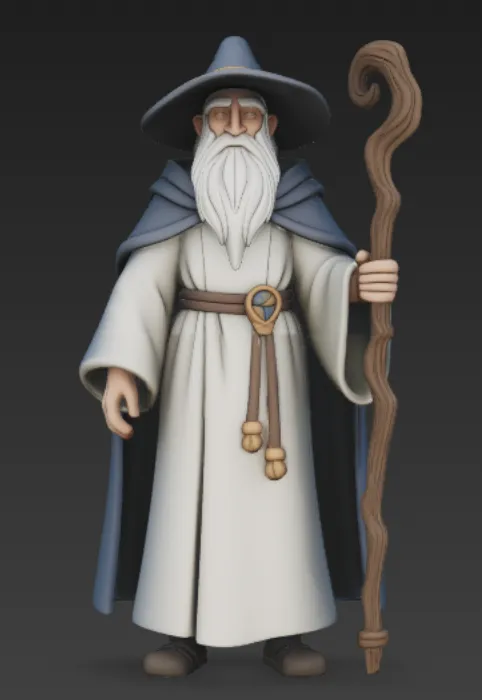 D&D Collection – Magician | Fantasy Miniature - Free 3D Print Model ...