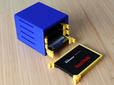 Modular Stackable 2.5" HD/SSD Enclosure by OneMorePrinter MakerWorld ...