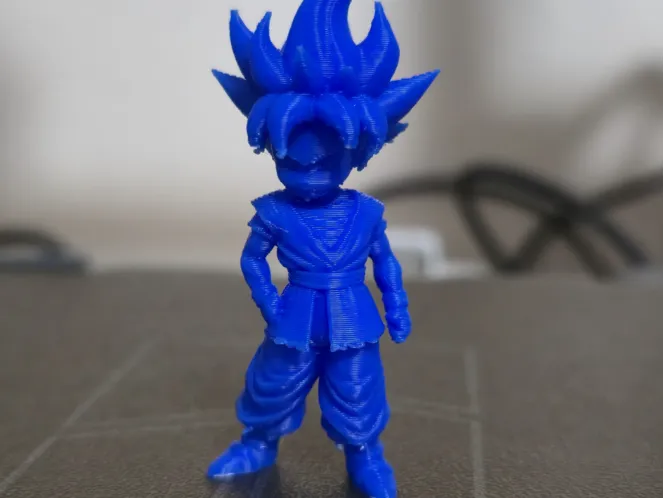 Azure Super Fighter - Free 3D Print Model - MakerWorld