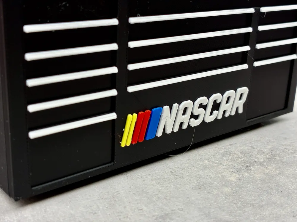 NASCAR inspired Racing auto Race Toolbox desk by Mrtk1970 MakerWorld ...