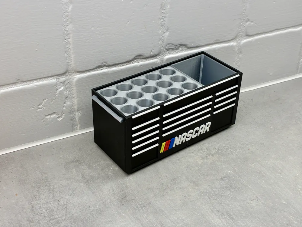 NASCAR inspired Racing auto Race Toolbox desk by Mrtk1970 MakerWorld ...