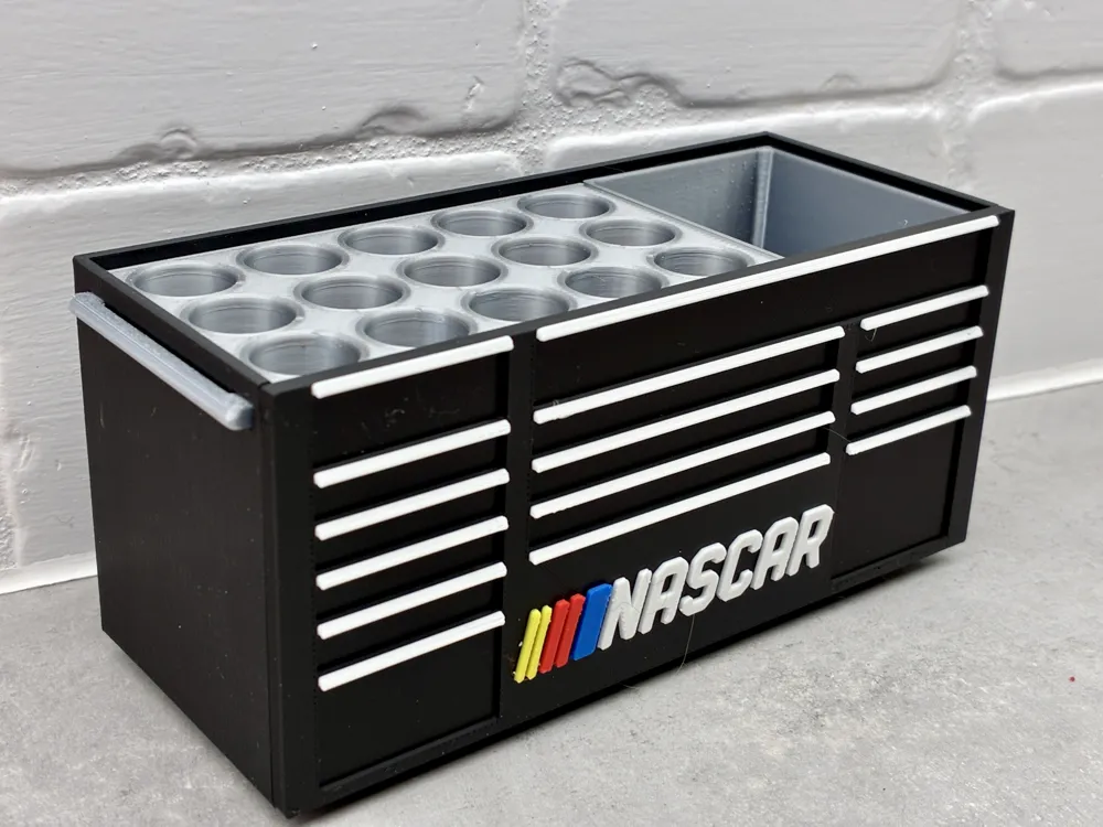 NASCAR inspired Racing auto Race Toolbox desk by Mrtk1970 MakerWorld ...