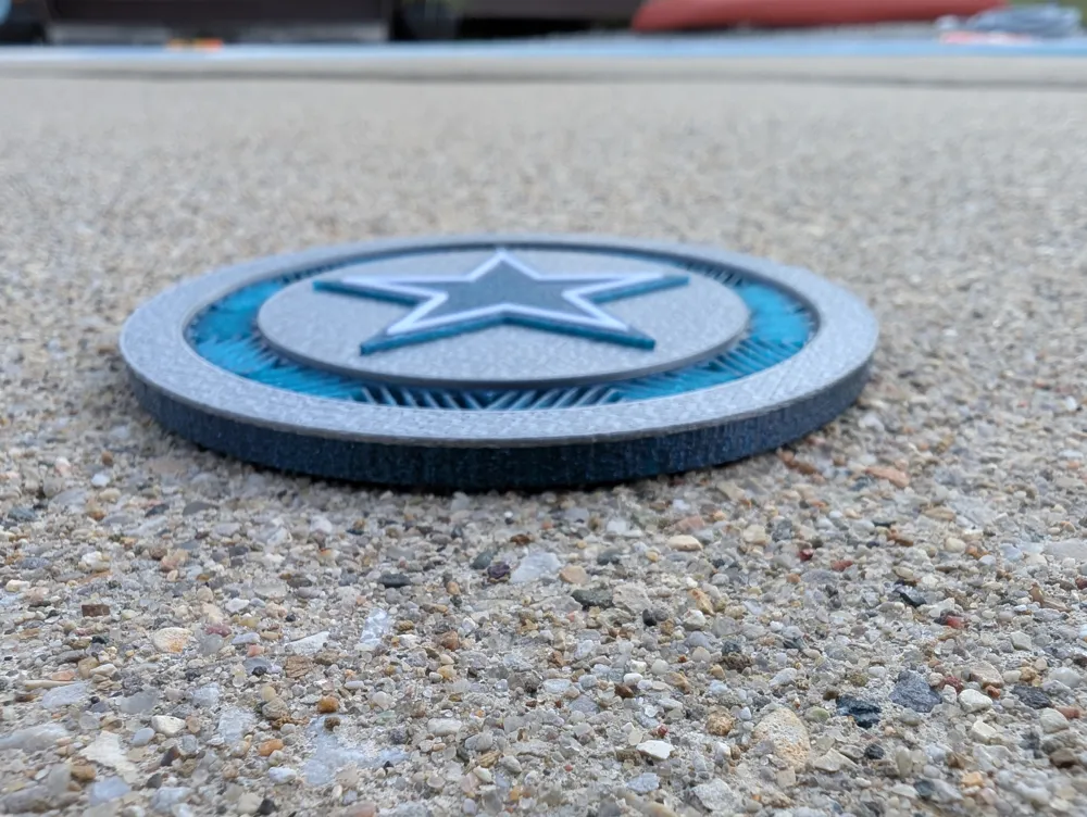 Dallas Cowboys Disc Golf Mini - Free 3D Print Model - MakerWorld