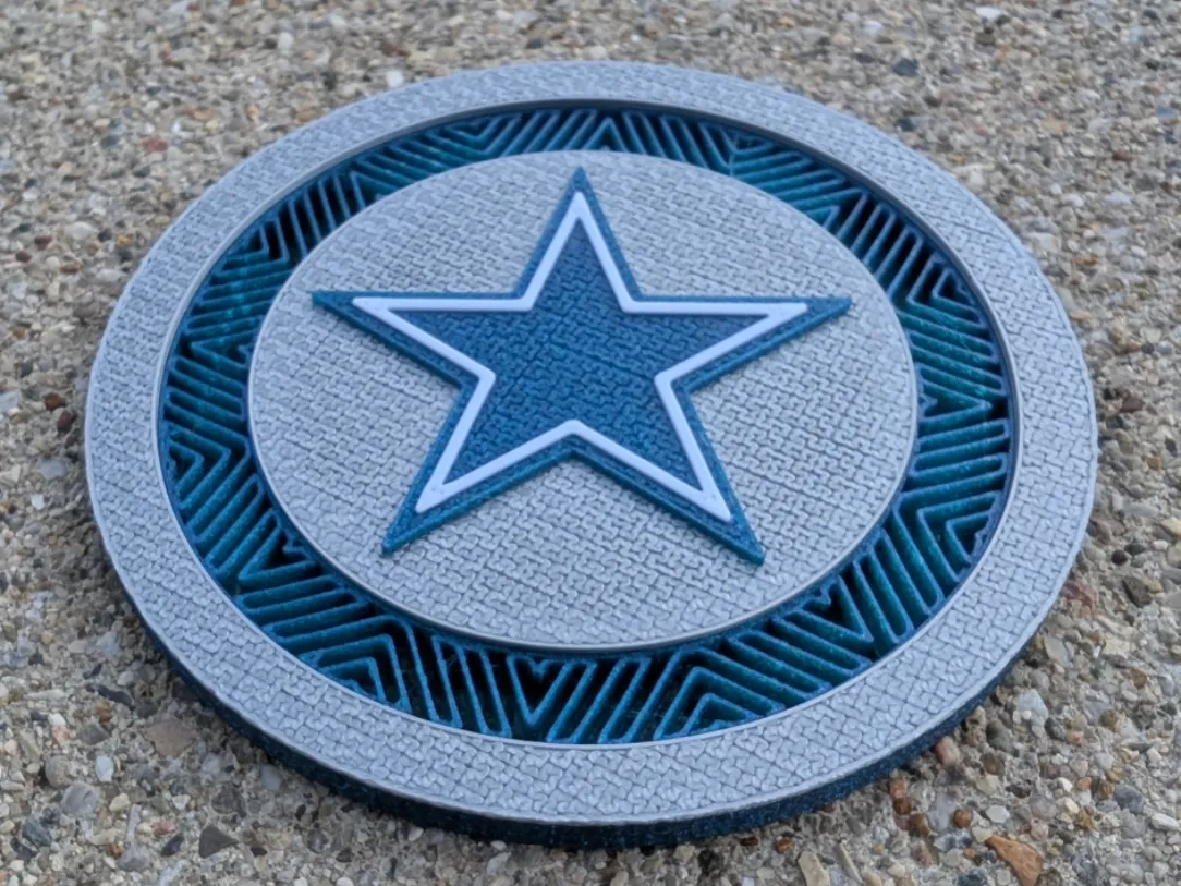 Dallas Cowboys Disc Golf Mini - Free 3D Print Model - MakerWorld