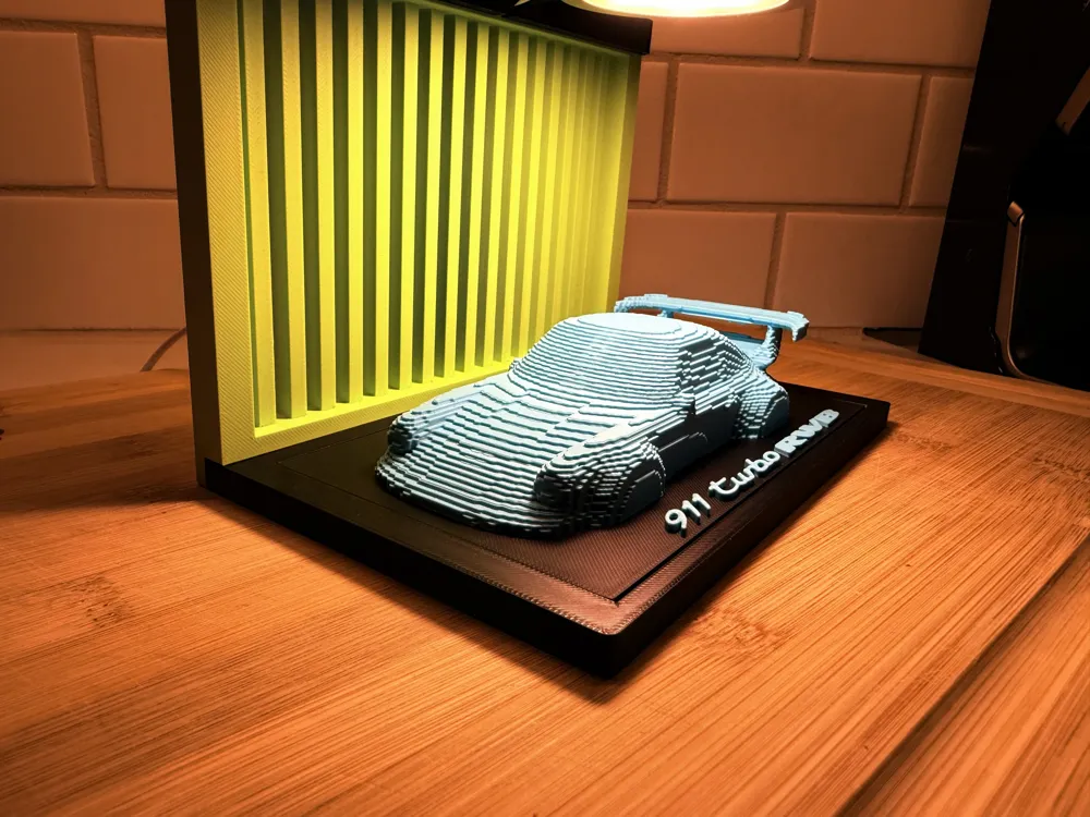 Porsche 911 RWB - Pixelated Car Art by ShapeShift 3D Creations ...