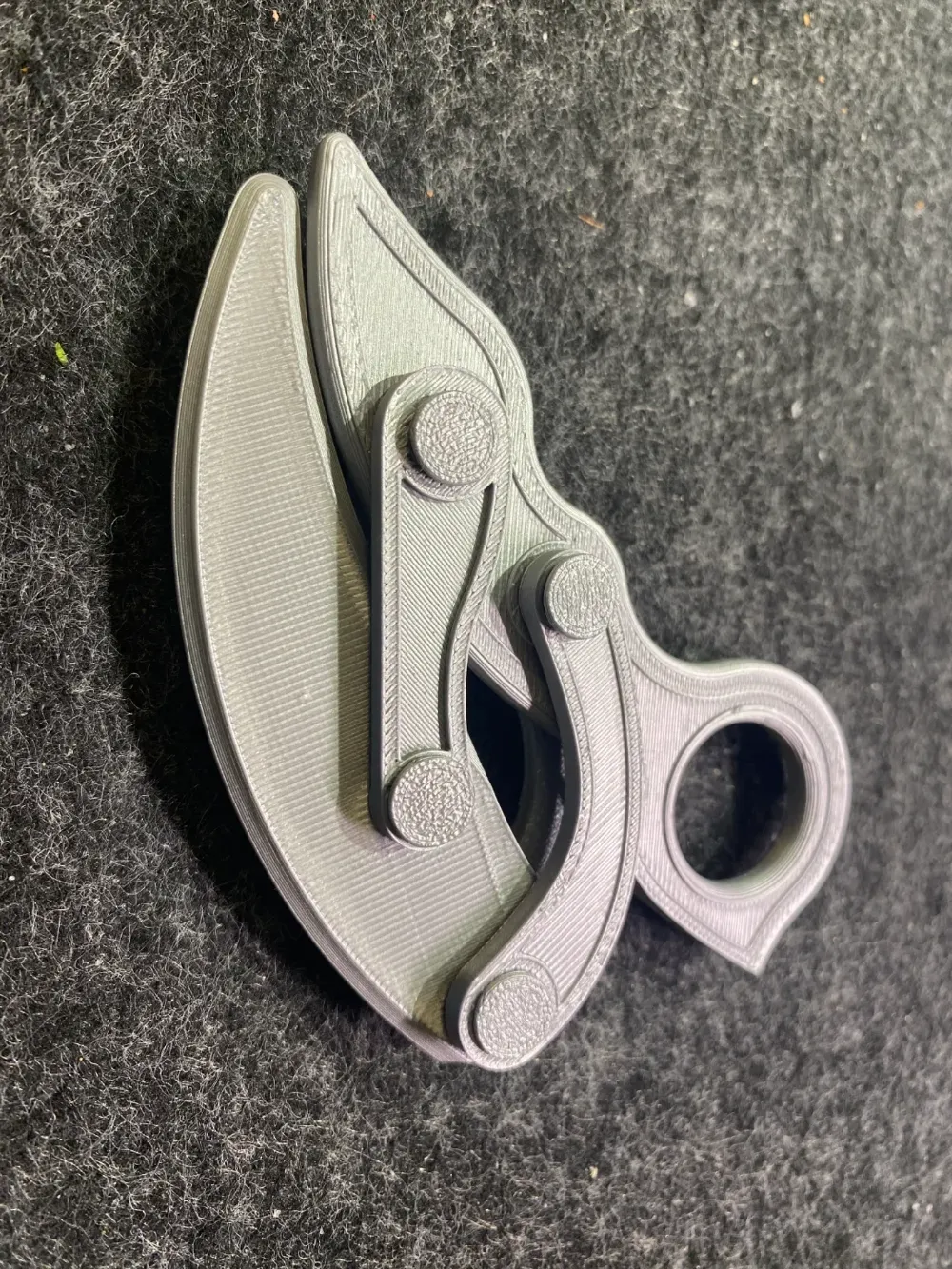 Folding Knife Mechanical Claw Knife No Hardware Required Cool Claw ...