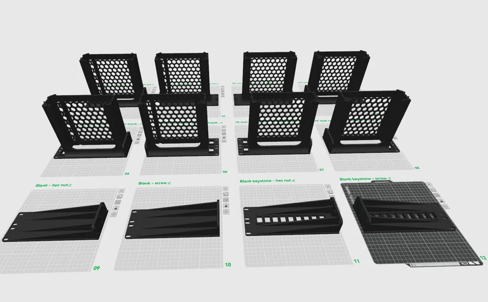 Minisforum ms-01 19-inch rack mount - Free 3D Print Model - MakerWorld