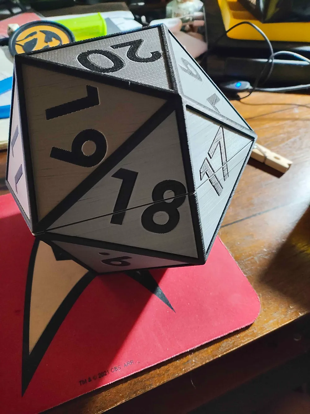 D20 Spindown Deckbox Holder by RedCometDesigns MakerWorld: Download ...