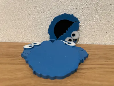 Cookie Monster Keychain by mathiasdela - MakerWorld