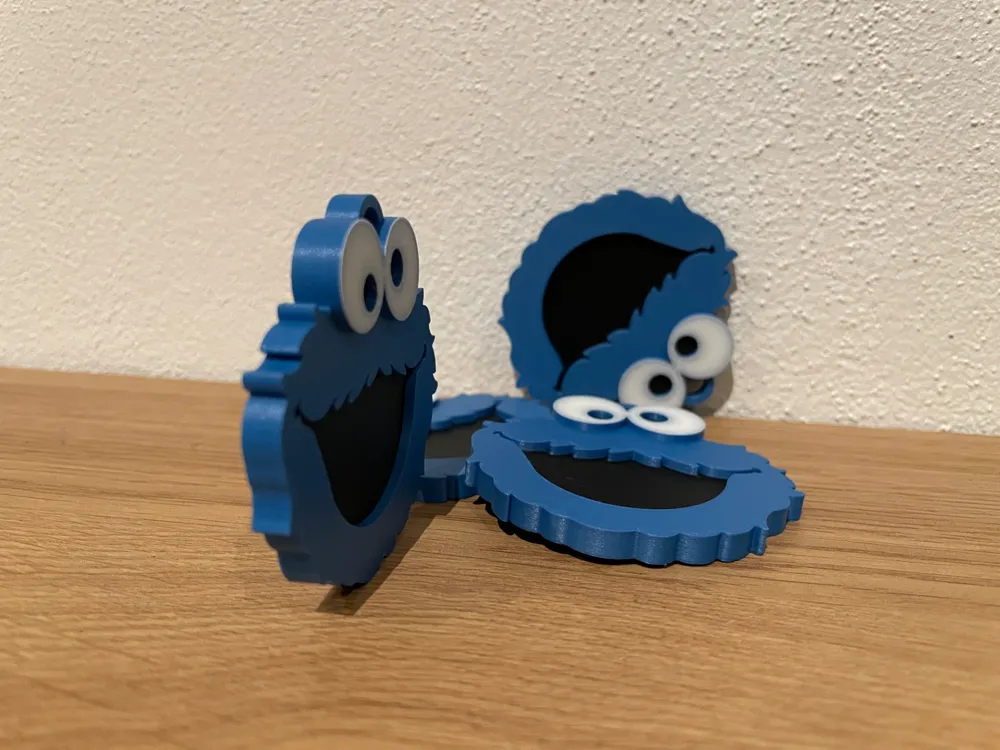 Cookie Monster Keychain by mathiasdela - MakerWorld
