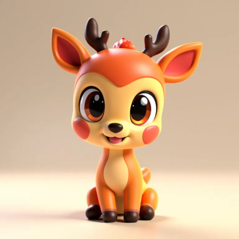 Cute Christmas ReinDeer by 3D Print Concepts - MakerWorld