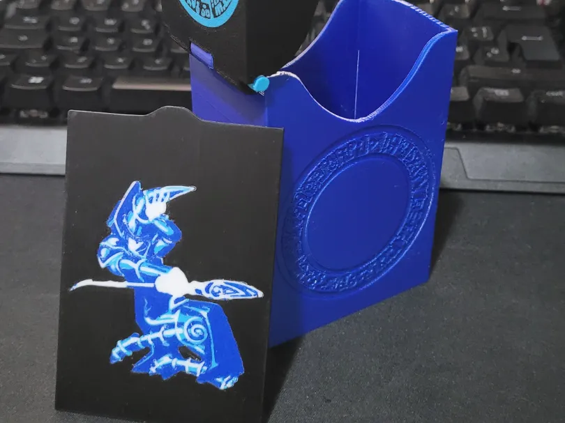 Yu-Gi-Oh Dark Magician Themed Deck Box by vituccio_01 - MakerWorld