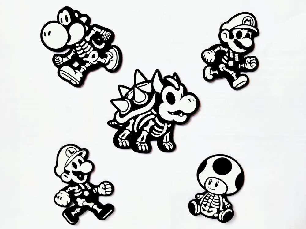 Mario Universe Skeletons by lalou3D - MakerWorld
