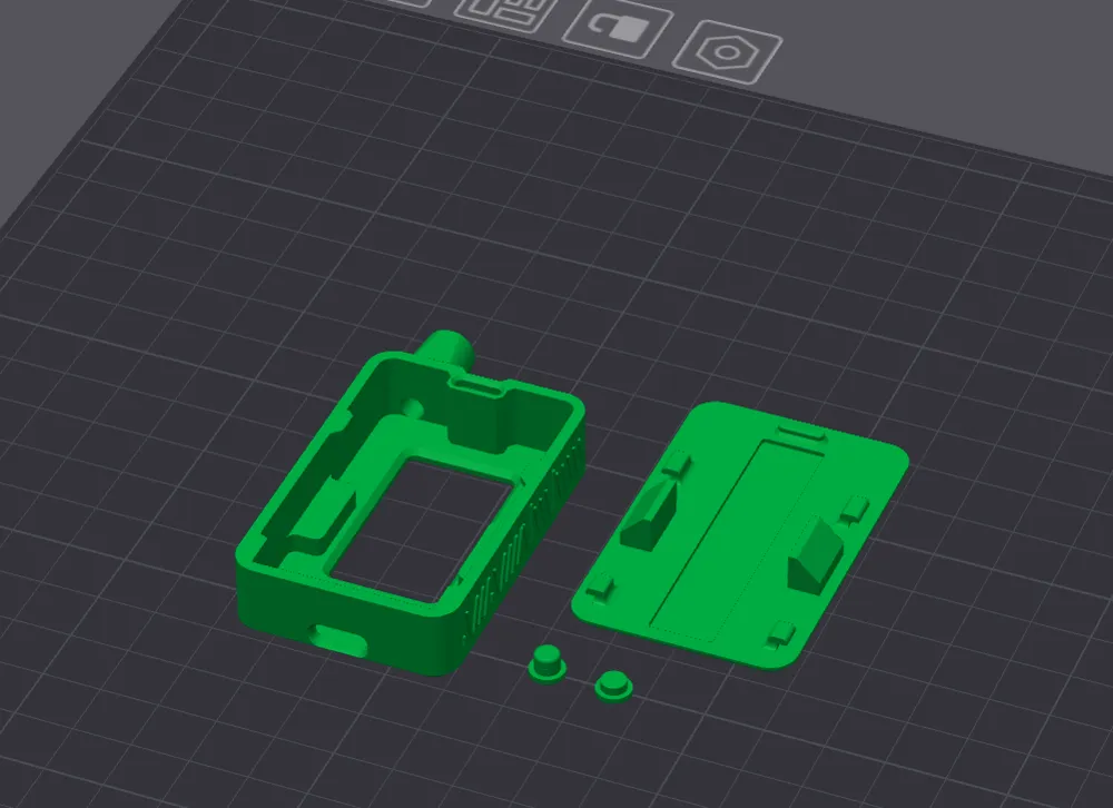 Mini-custodia Heltec V4 ESP32S3 + SX1262 Nodo - Modello di stampa 3D ...