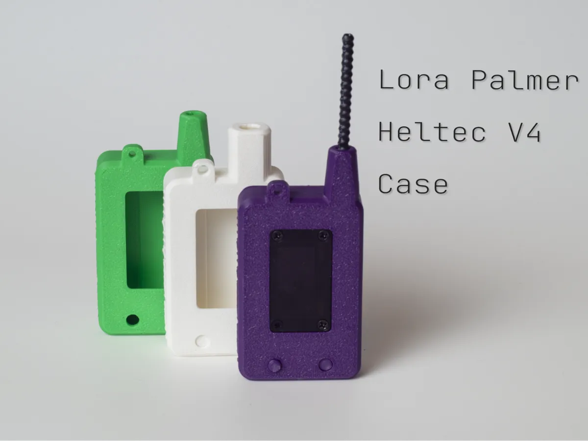 Mini-custodia Heltec V4 ESP32S3 + SX1262 Nodo - Modello di stampa 3D ...