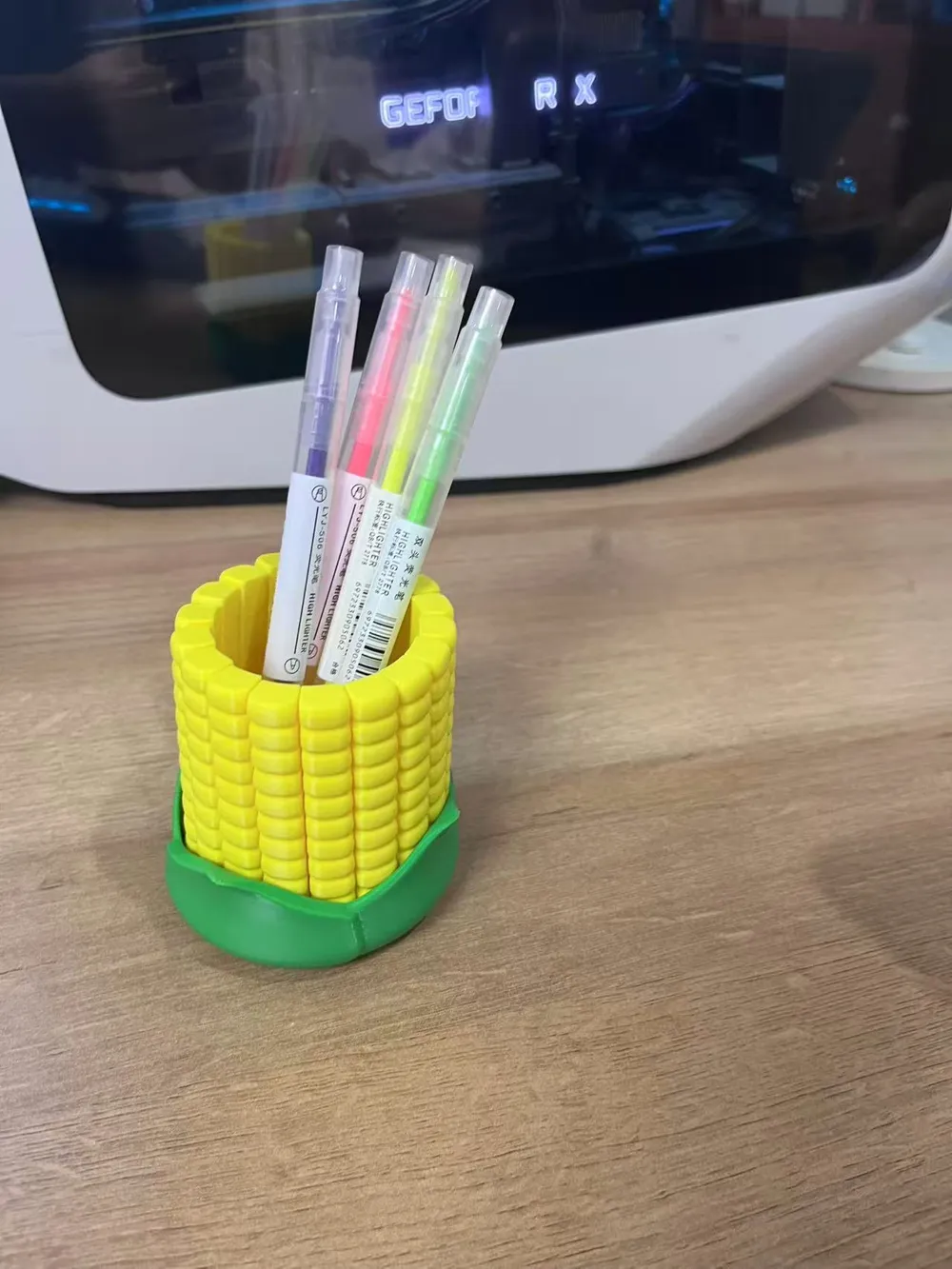 Fidget Corn Pen Holder - Free 3D Print Model - MakerWorld