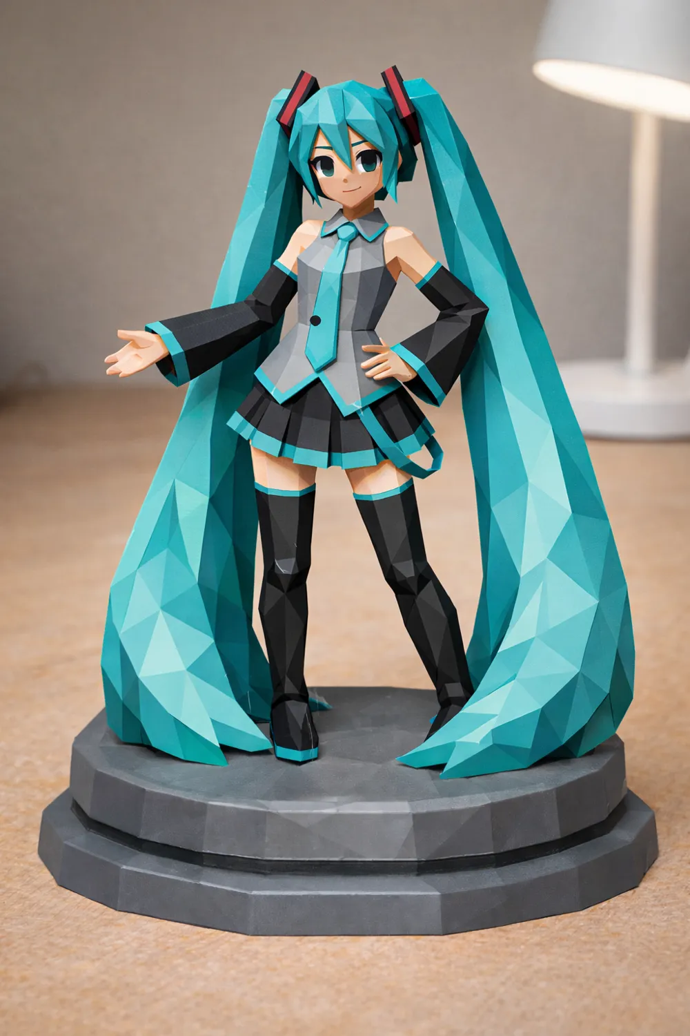 Hatsune Miku – Low Poly Statue by Betyna99 MakerWorld: Download Free 3D ...