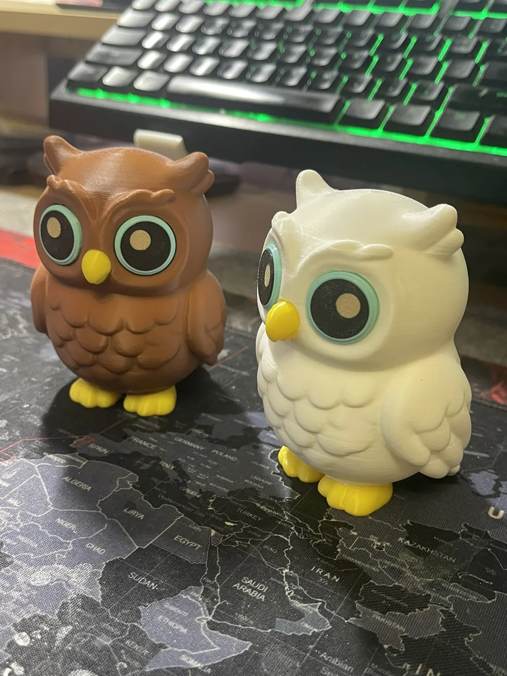 Cute Little Owl – HEDWIG (cartoon, noAMS) - Free 3D Print Model ...