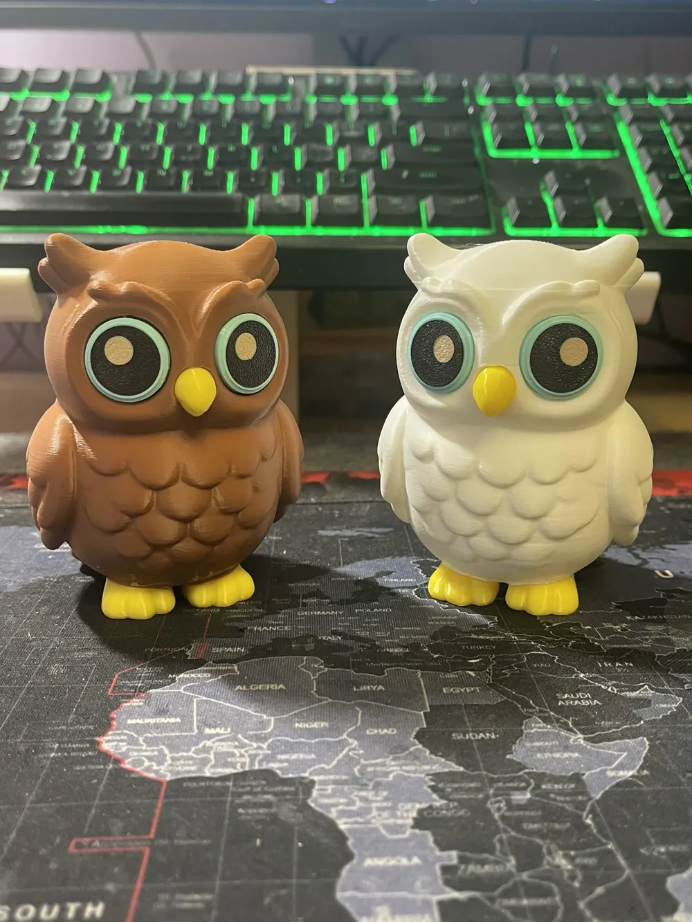 Cute Little Owl – HEDWIG (cartoon, noAMS) - Free 3D Print Model ...