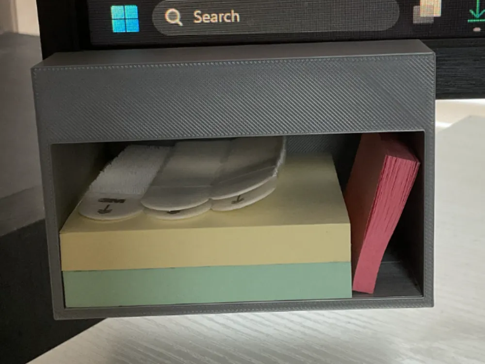 Under Monitor Organizer (free commercial use) - Free 3D Print Model ...