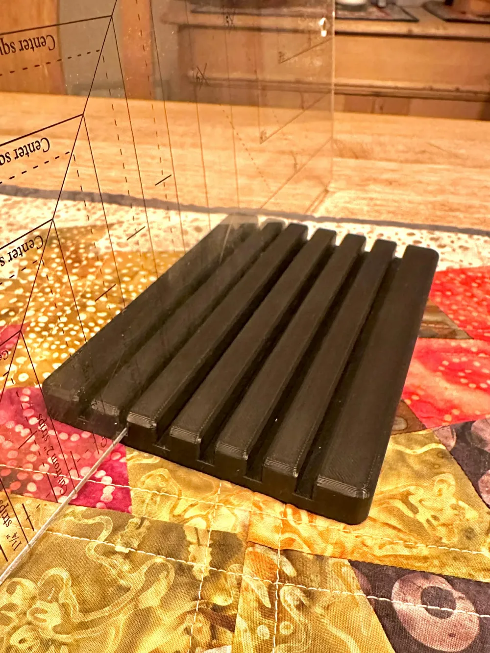 Quilting Ruler Holder! - Free 3D Print Model - MakerWorld