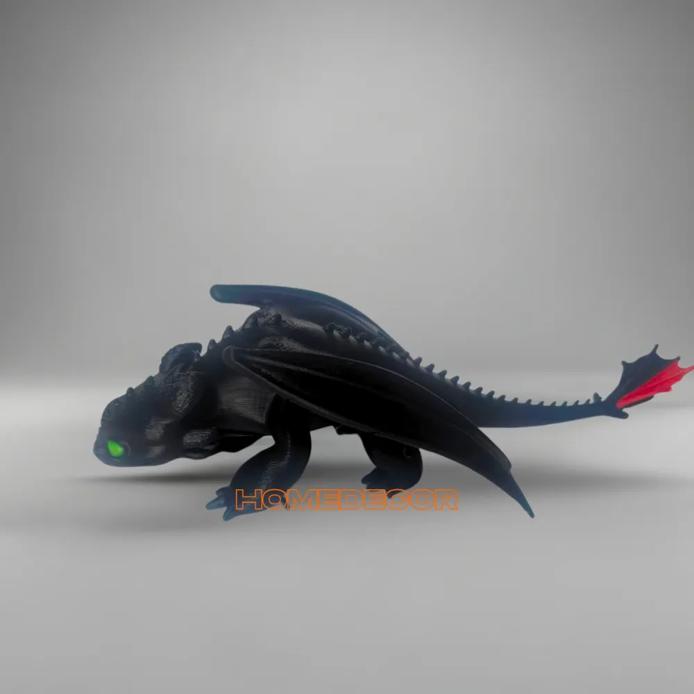 Toothless by HomeDecor MakerWorld: Download Free 3D Models