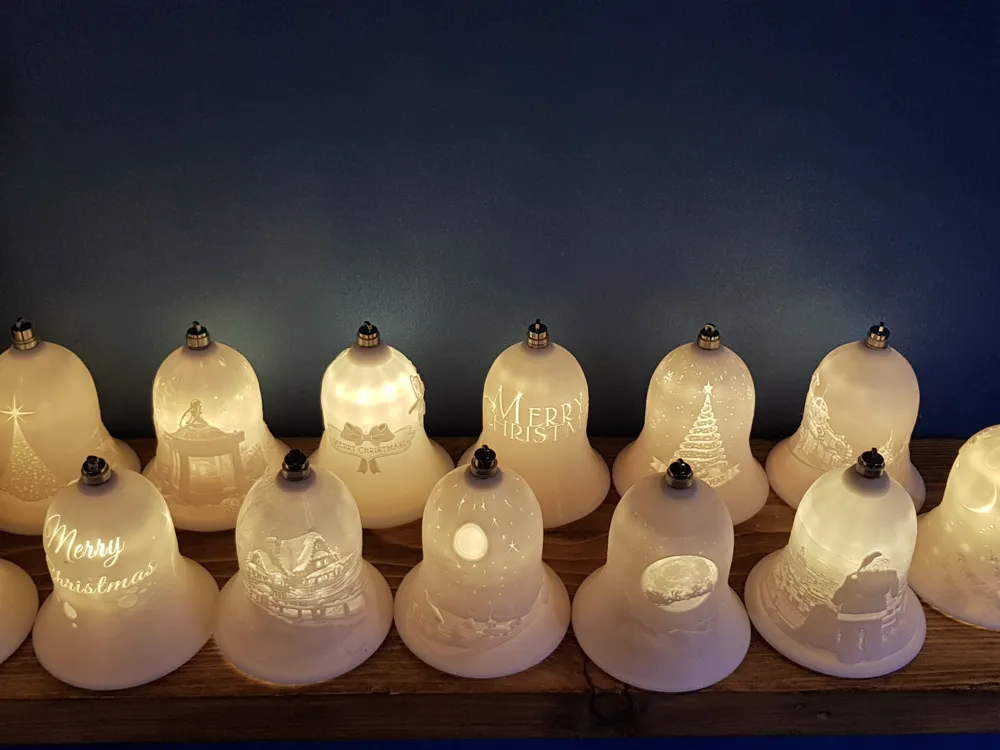 Christmas Lithophane Bell Decoration by luke - MakerWorld