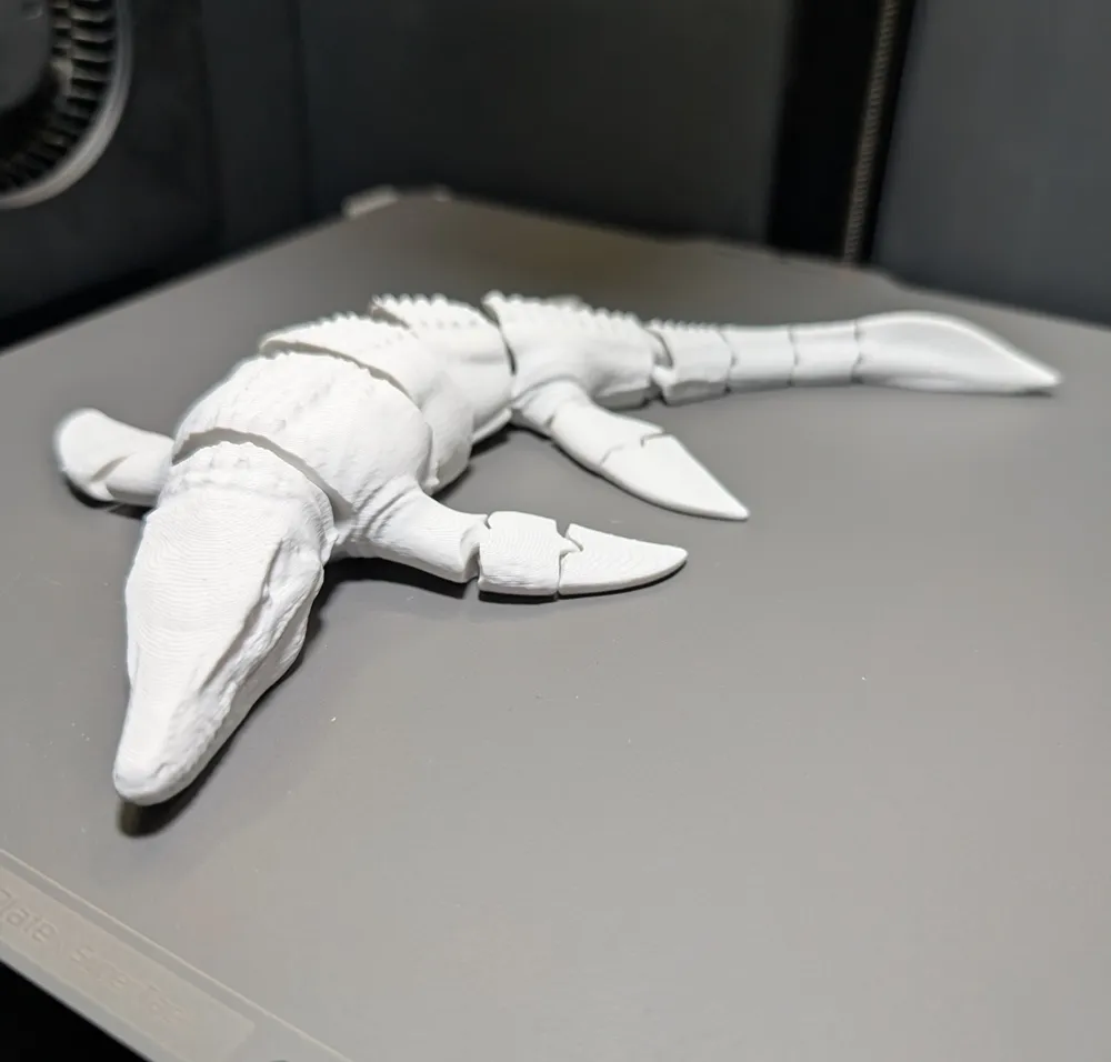 Realistic Articulated Mosasaur Flexi - Free 3D Print Model - MakerWorld
