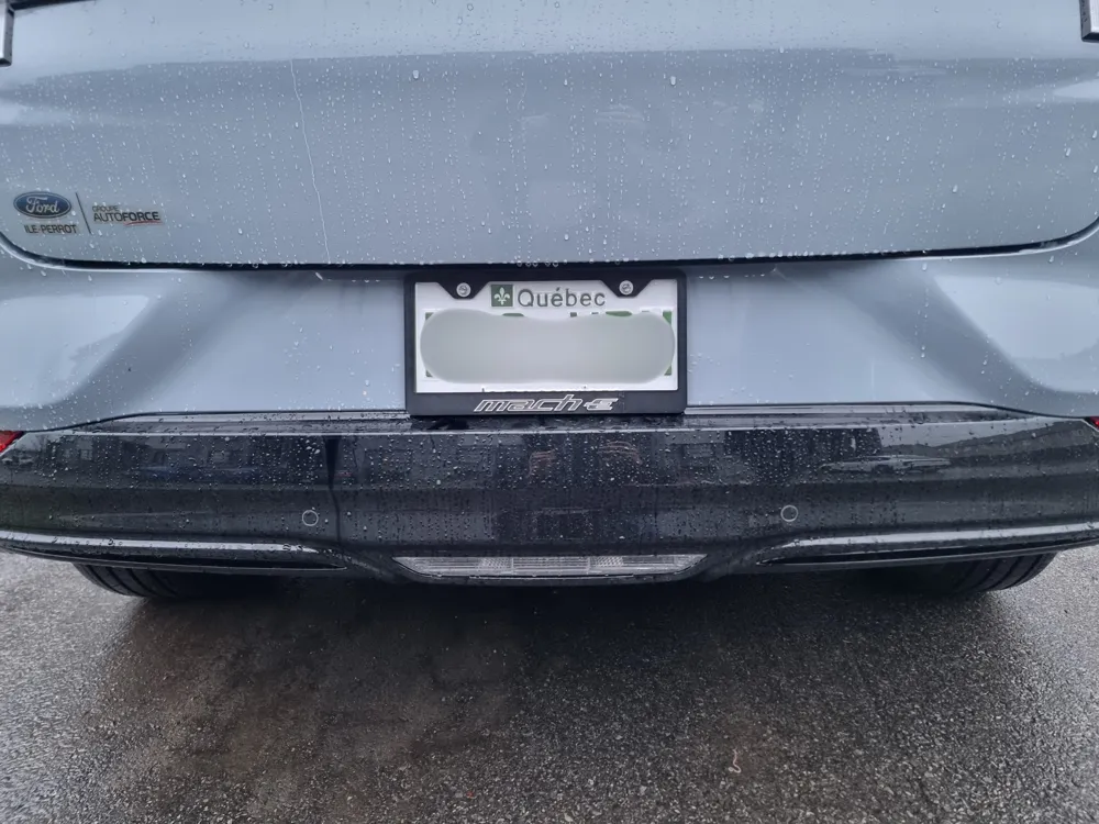 License Plate Frame/Cover for Mustang Mach-e EV by innovUX MakerWorld ...