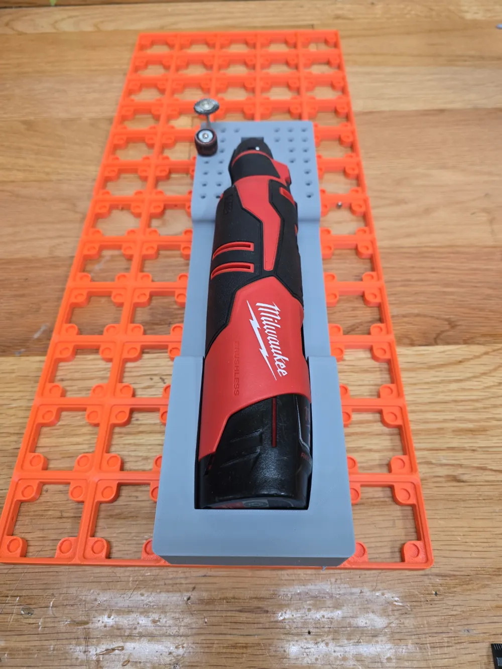 Milwaukee M12 Brushless Rotary Tool Gridfinity 2x7 by GetPoached MakerWorld: Download Free 3D Models