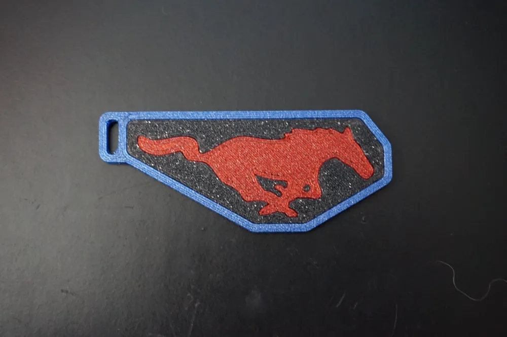 Ford Mustang keyring - 3 colors by Estriam - MakerWorld