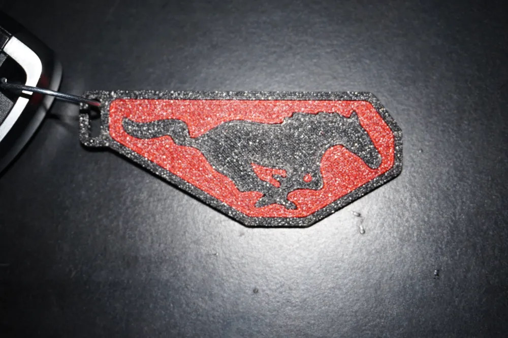 Ford Mustang keyring - 3 colors by Estriam - MakerWorld