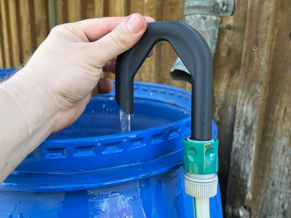 Water barrels, watering can filler Gardena, G3/4, GHT - Free 3D Print ...