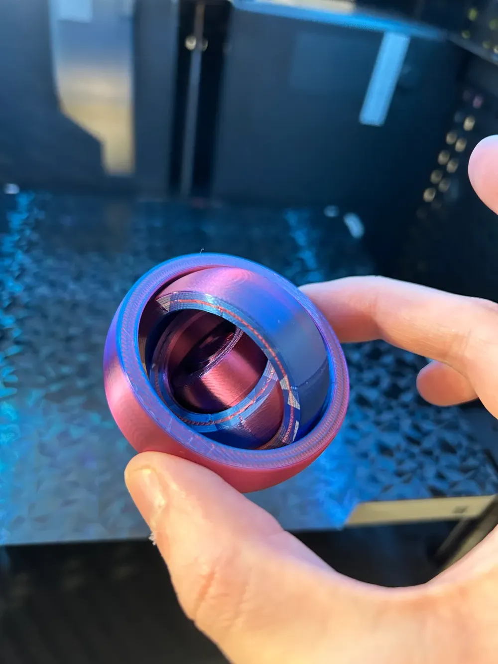 Rotating Rings Toy Multicolor Shared by Exotech - MakerWorld