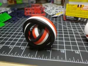 Rotating Rings Toy Multicolor Shared by Exotech - MakerWorld
