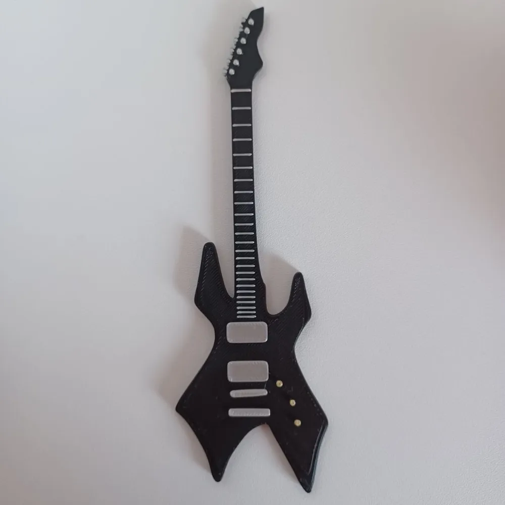 Mini guitarra eléctrica - Modelo de impresión 3D gratuito - MakerWorld