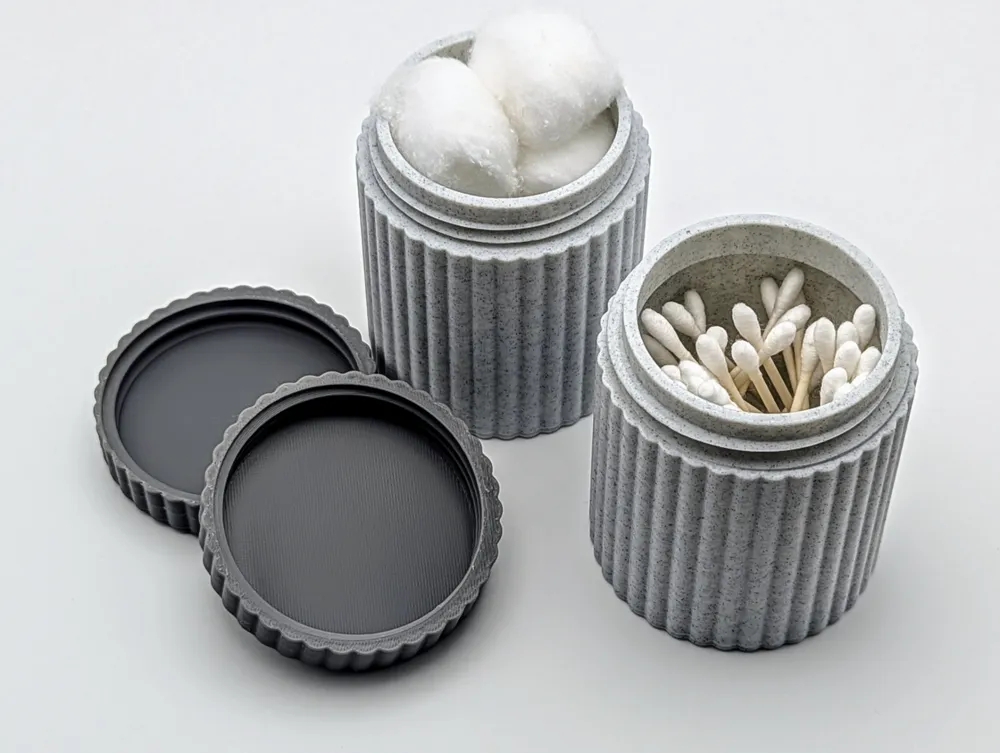 Cotton Balls Storage Box by Pixel Studio - MakerWorld