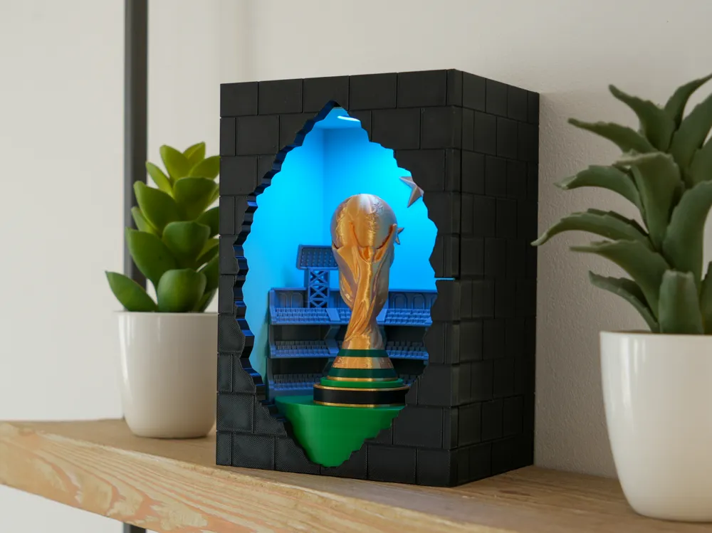 World Cup - Broken Brick - Free 3D Print Model - MakerWorld