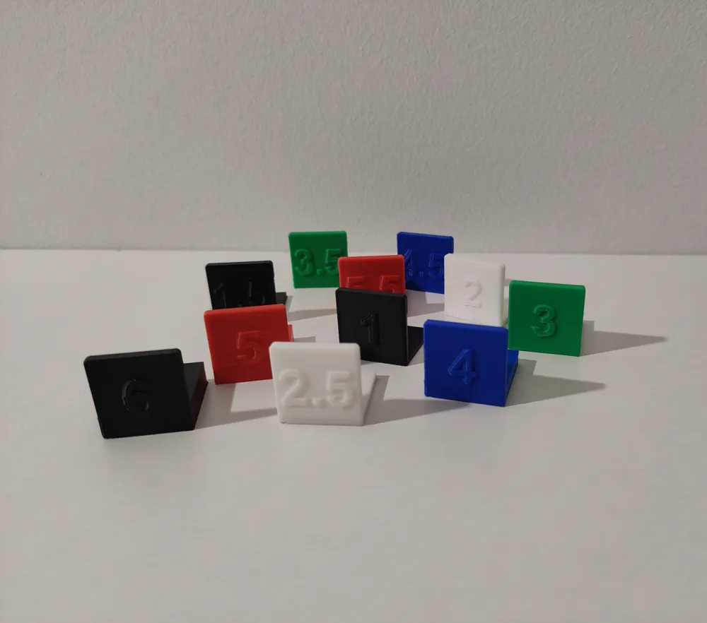 Drawer Face Spacer 1-6 mm - Free 3D Print Model - MakerWorld