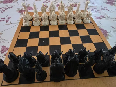 Custom Chess set - Free 3D Print Model - MakerWorld