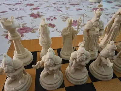Custom Chess set - Free 3D Print Model - MakerWorld