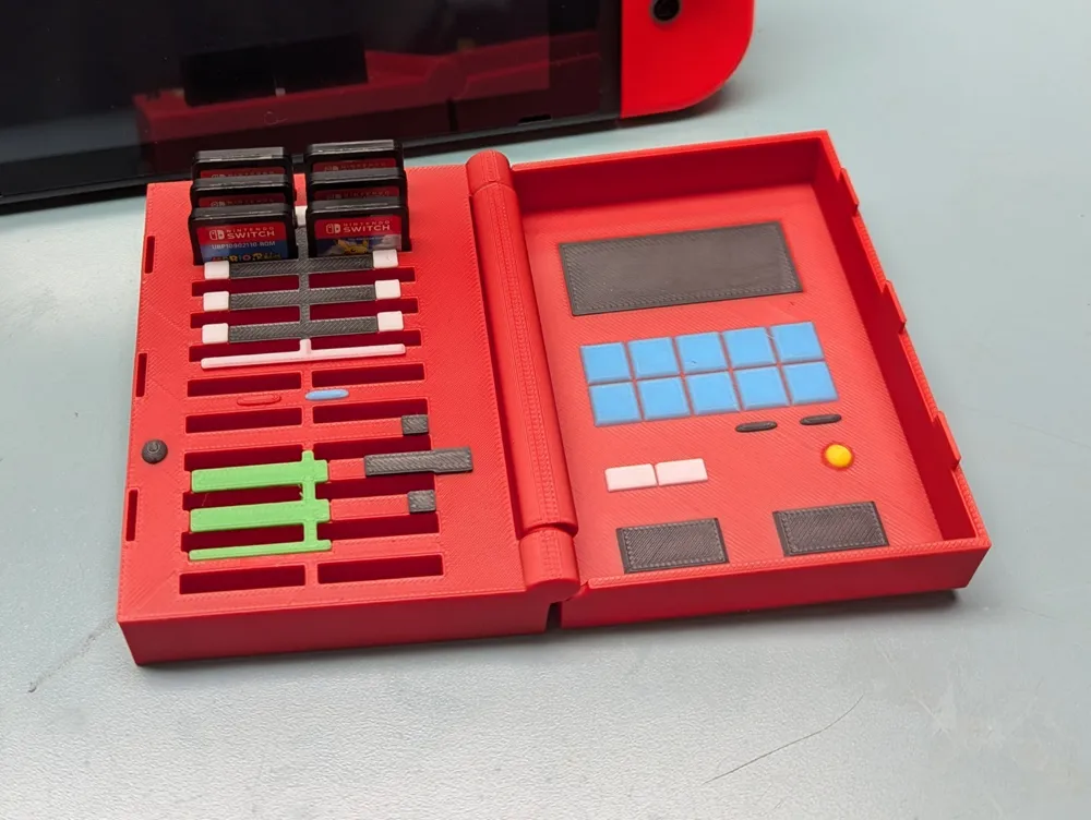 Switch Game Holder – Kanto Pokedex by David's IT Garage MakerWorld: Download Free 3D Models